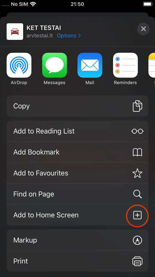 ARVTestai.lt prisijungimo aprašymas